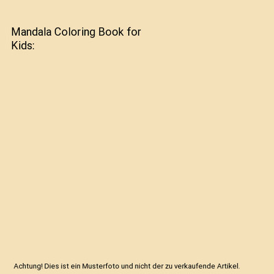 Mandala Coloring Book for Kids, Arya Love | eBay