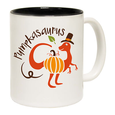 Pumpkasaurus Dinosaur Dino Pumkin Halloween - Funny Novelty Coffee Mugs ...