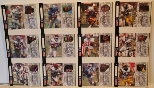 1993 Action Packed 1000 Yard Rushers NFL Football 12 Card Uncut Proof ...