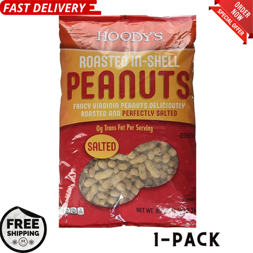 Hoody's In-Shell Classic Roast Peanuts Salted Premium Crunchy Snack 5 ...