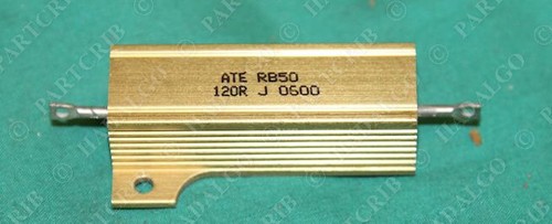 ATE RB50 120R J 0600 0111213 Gold Resistor Metal Surface Mount Wirewond ...