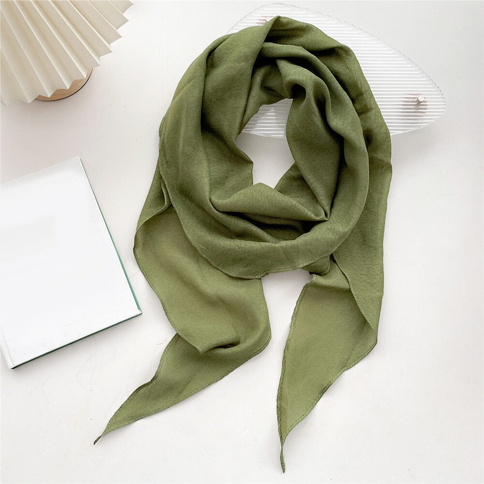 50*175cm Solid Color Scarf Women's Neck Scarf Fashion Shawls Wraps Soft ...
