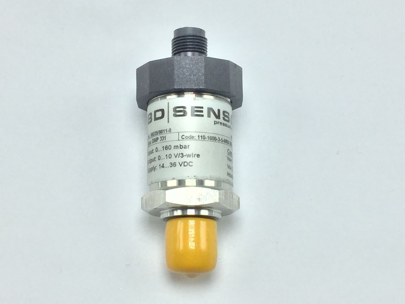 BD Sensors 110-1600-3-5-M00-300-1-000 Pressure Transmitter 14-36VDC DMP ...