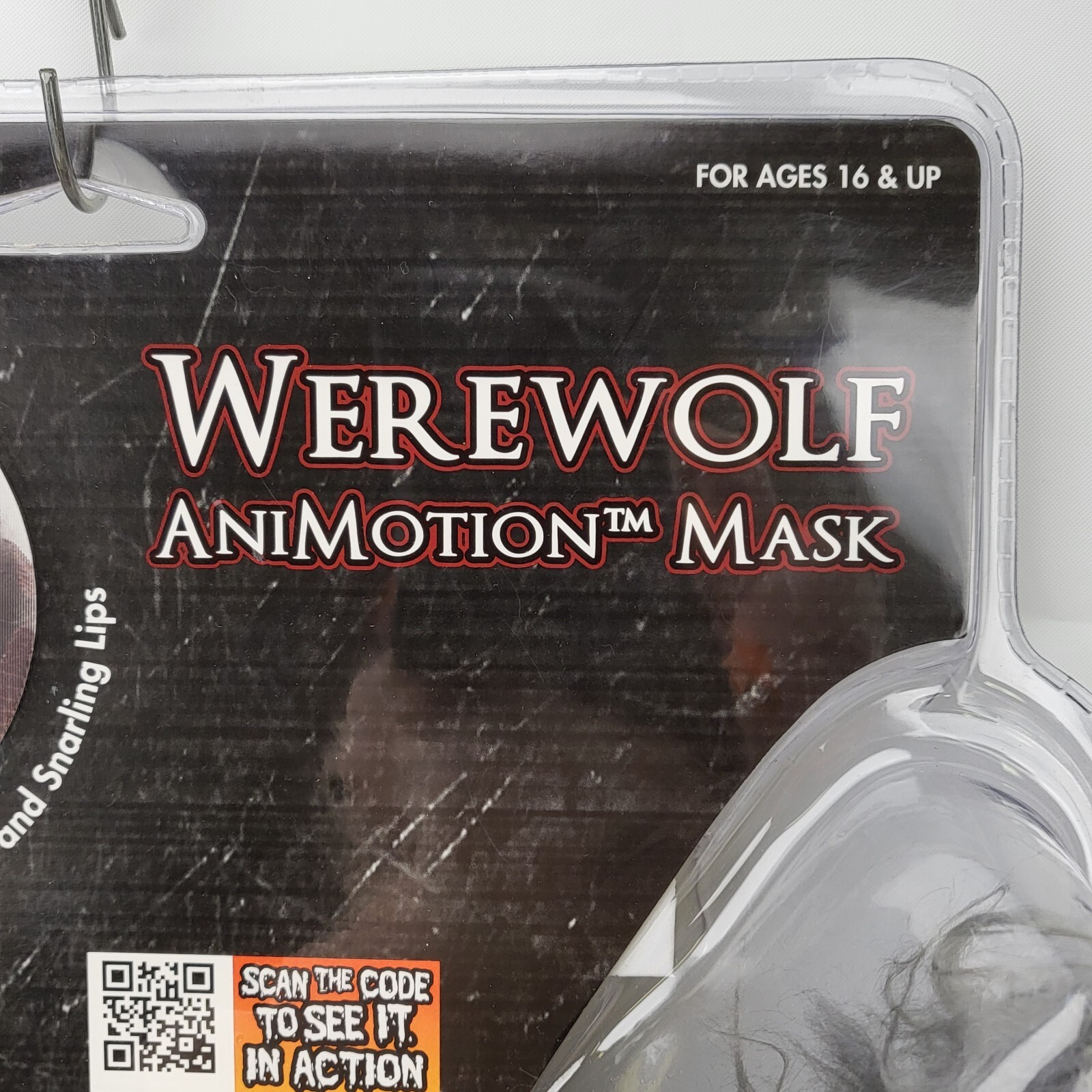 Halloween Wolf Head Face Mask Werewolf Moving Mouth Cosplay Costume ...