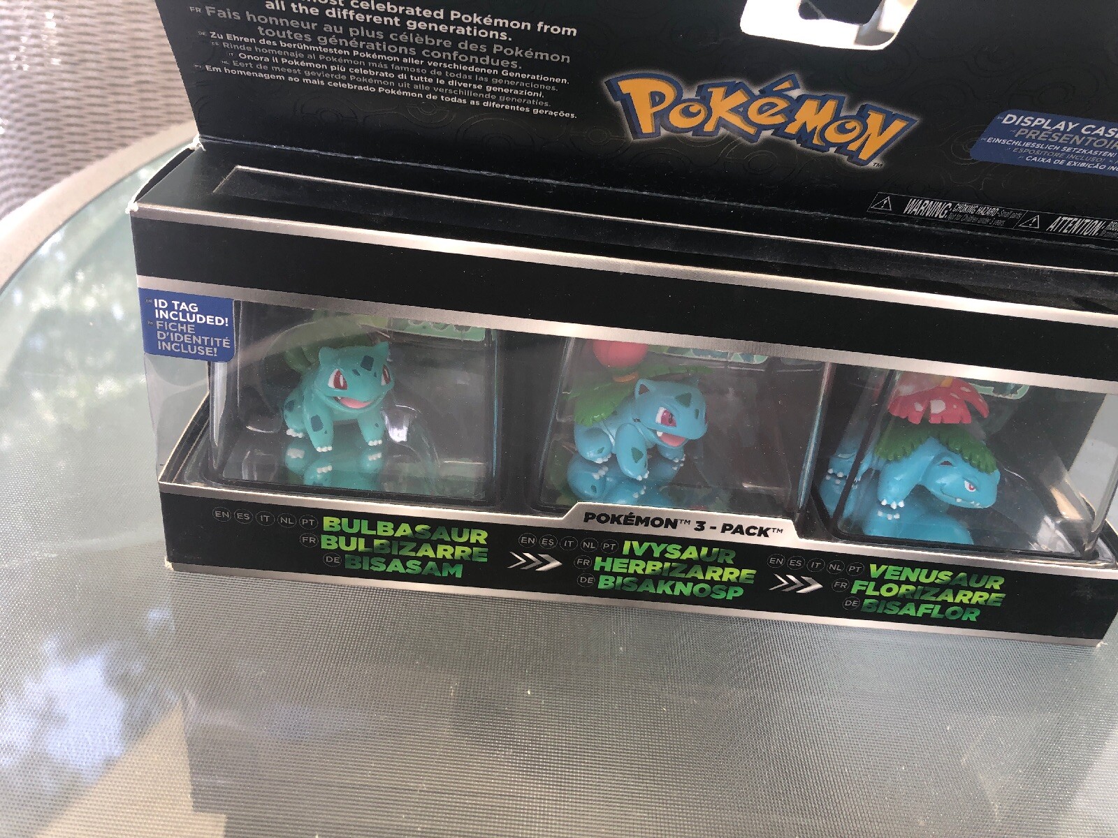 Pokemon Trainer’s Choice Mini Figure 3-Pack Bulbasaur Ivysaur ...