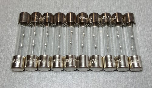 10Pcs 7A T7A Glass Fuse 3AG 6mm x 32mm Slow Blow 250V AUSTRALUX | eBay ...