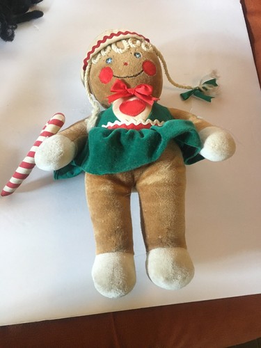 Target Gingerbread Man Girl Figure Doll Plush Toy Christmas Holiday ...