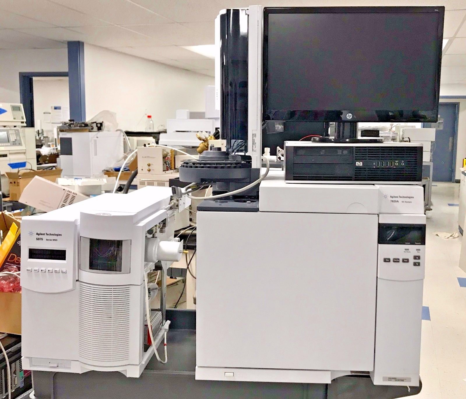 Agilent 7820A Gas Chromatograph with 5975 Series MSD System EI/CI Model ...