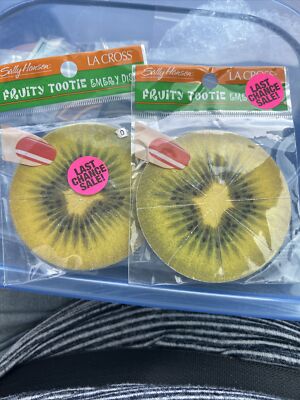 Sally Hansen LA CROSS Fruity Tootie Emery Discs Green Kewi X 2 Pieces ...