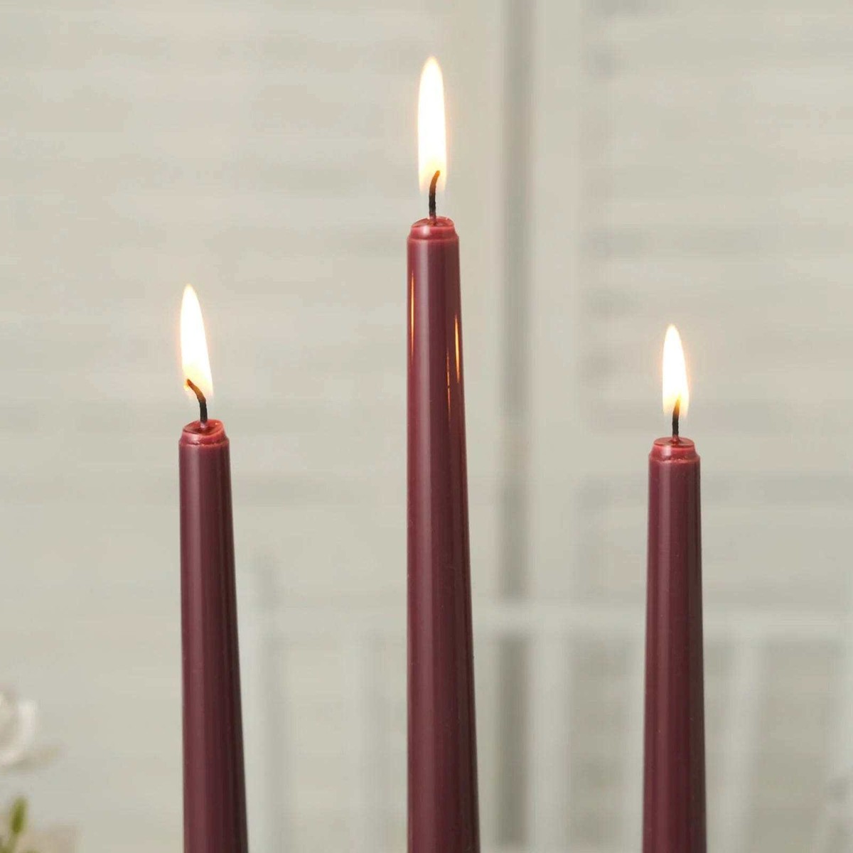 Burgundy And Gold Pillar Candles Burgundy Pillar Candle Etsy