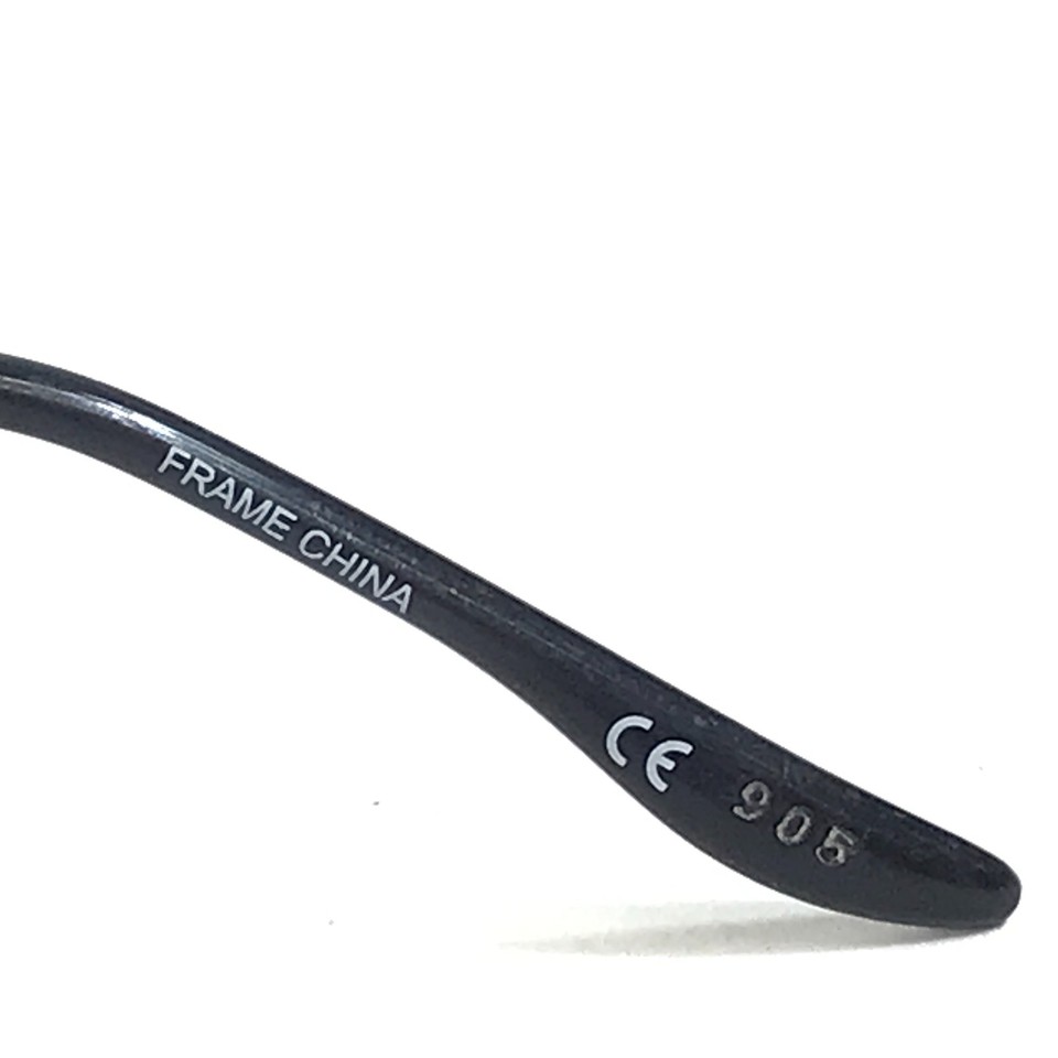 Tres Jolie Eyeglasses Frames 135 003 Black Light Golden Wire Rim 55-17 ...
