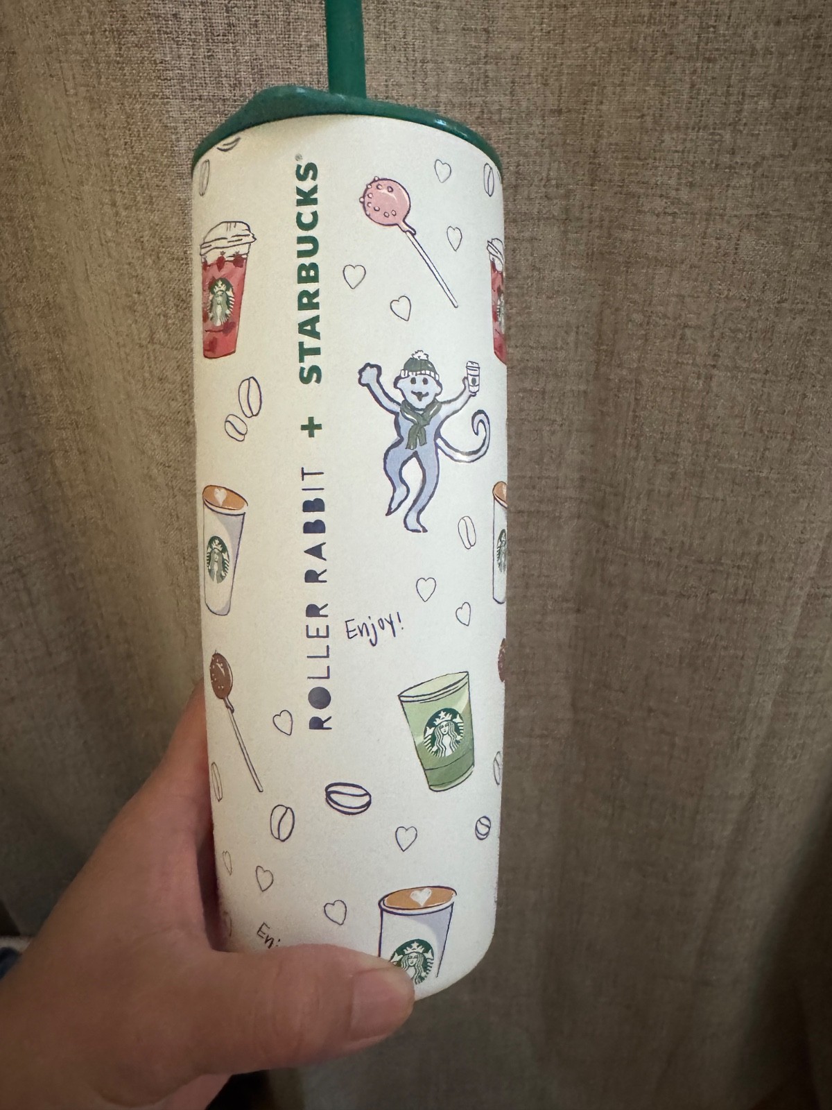 Starbucks Roller Rabbit 2025 Collaboration 24 oz Tumbler Limited ...