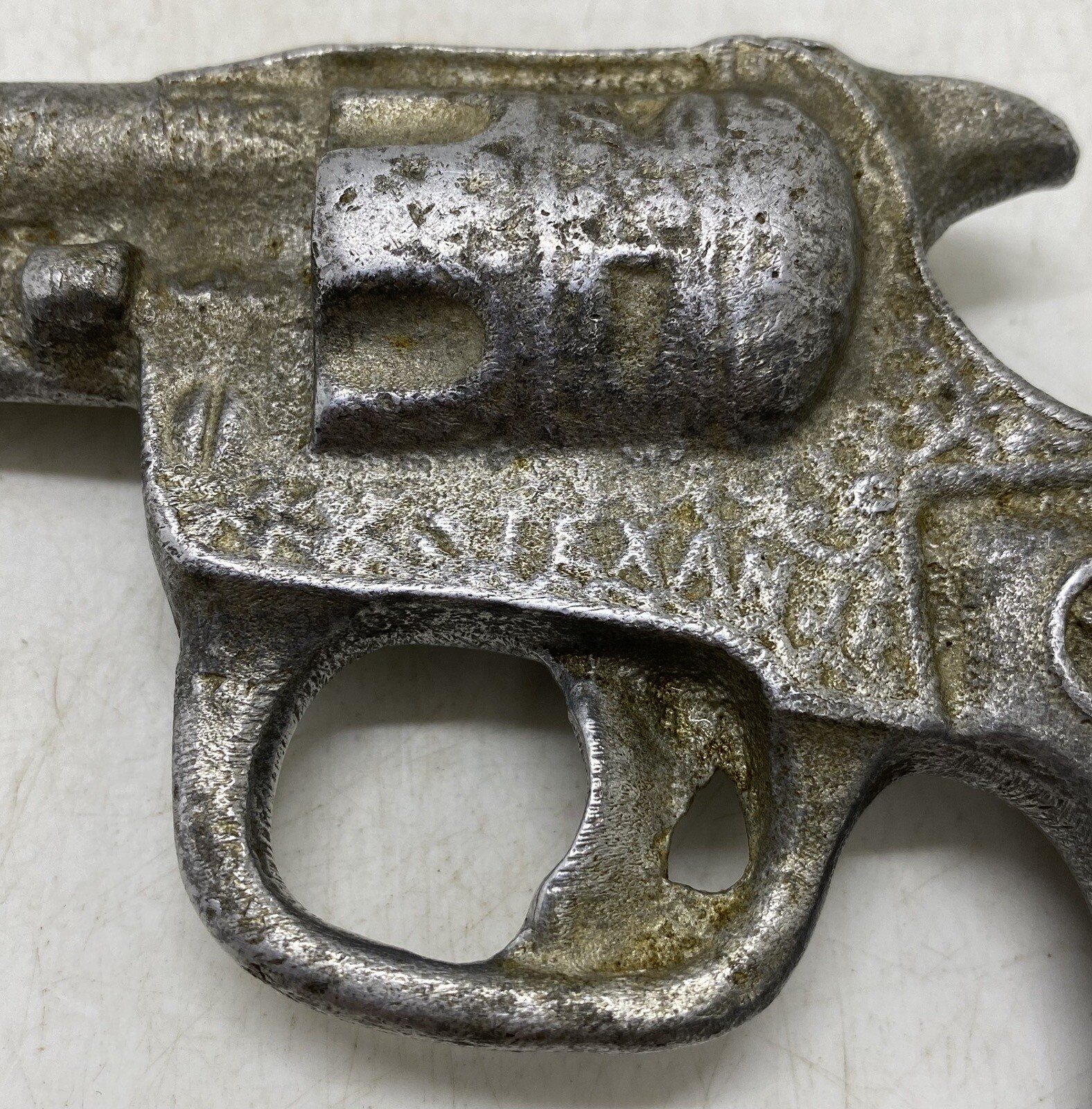 Vintage Texan Jr. Cast Aluminum Texas Cowboy Six Shooter Pistol ...