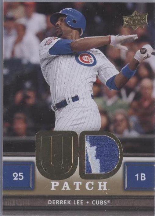 2008 Upper Deck - Ud Game Jersey Series 2 Derrek Lee #UDJ-DL Patch (MEM ...