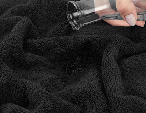 Luxury 6 Piece Towel Set, 2 Bath Towels 2 Hand Towels 2 Washcloths, 100 ...