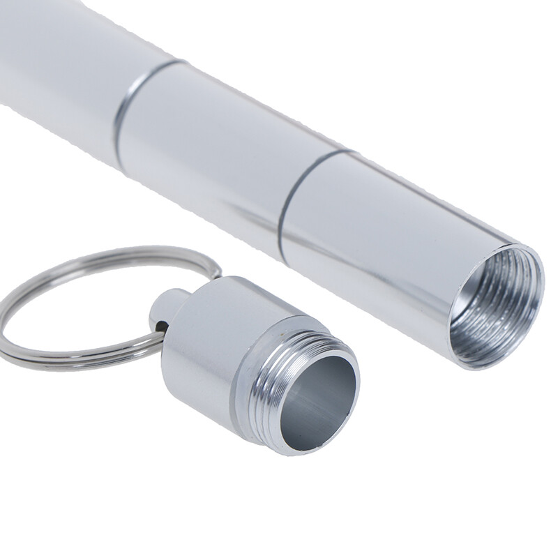 Aluminum Mini Pill Bottle Portable Container Waterproof Medicine Holder ...