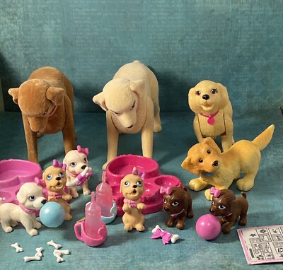 Huge Lot of Barbie Dogs & Puppies with Accessories - Various Sets | eBay