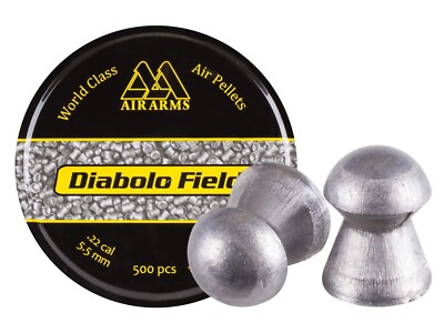 AIR ARMS WORLD CLASS DIABOLO FIELD .22 CALIBER 500 PELLETS 16 grains 5. ...