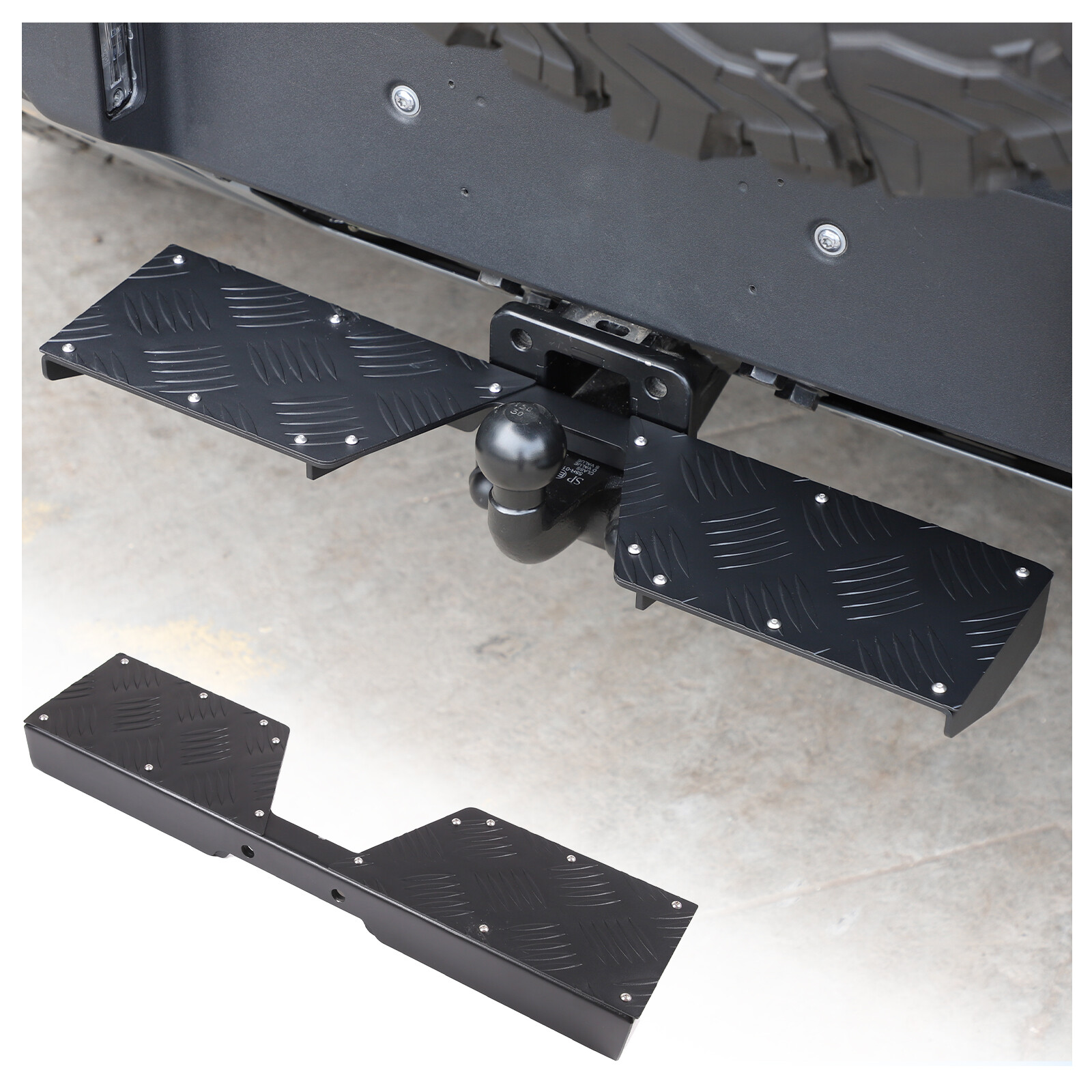 Rear Bumper Trailer Towing Hitch Step Bar Guard For Ineos Grenadier ...