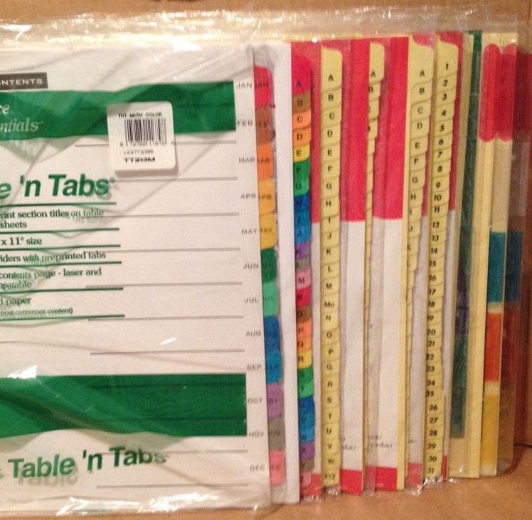 Office Stationery Supplies Lot Include Note Pads, File Dividers, Stamps ...