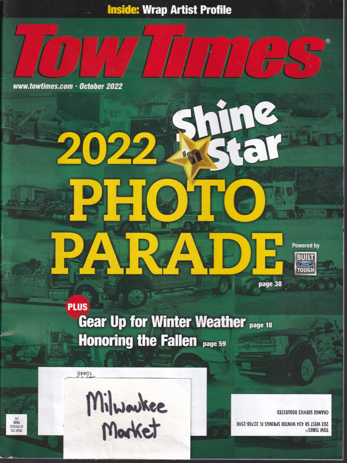 Tow Times October 2022 Shine 'n Star Photo Parade Wrap Artist Profile ...