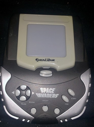 Excalibur Space Invaders 1979 Classic Electronic Handheld Color Game ...