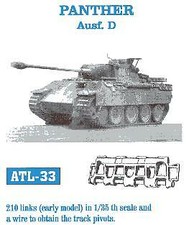 1/35 ATL16 FriulModel Metal Track German Tiger II Jagdtiger Tamiya ...