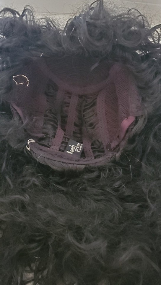 Long Curly Black Hair Wig Misung Comb Free Collection | eBay