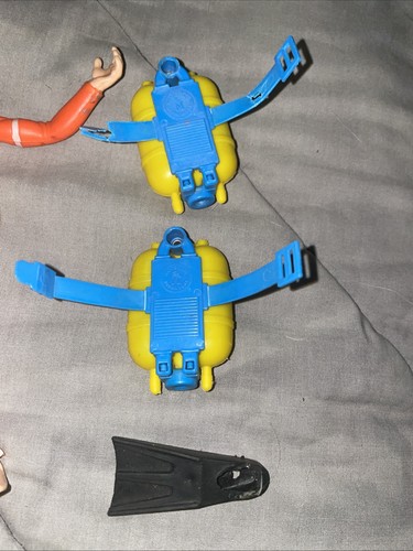Vintage 1969 Mattel Sea Devils Diver Action Figure + Accessories | eBay