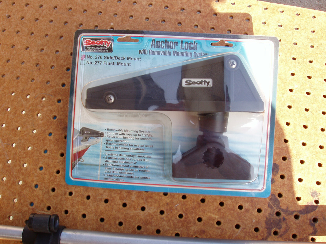 SCOTTY MANUAL DOWNRIGGER 48" EXTENDABLE BOOM with ISSUE + ANCHOR LOCK ...