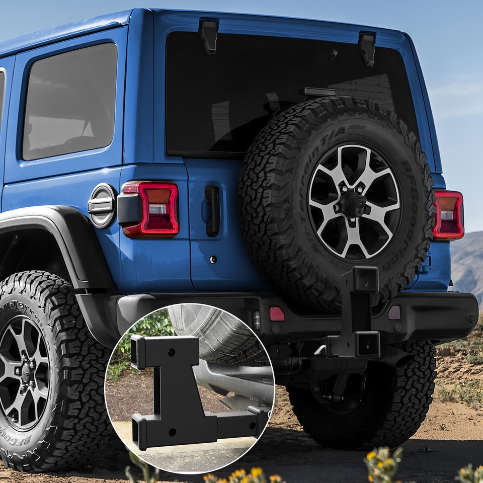 Trailer Hitch Receiver Rise-Drop Extension For 2" Adapter Tow Truck ...