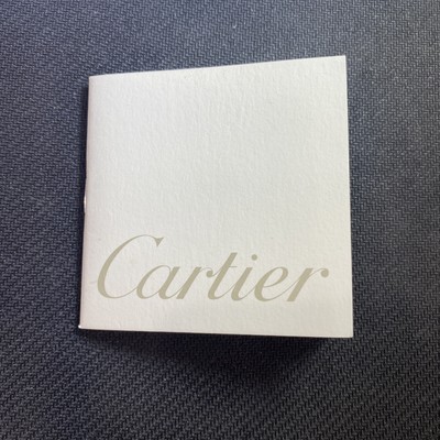 Cartier Instruction booklet | eBay