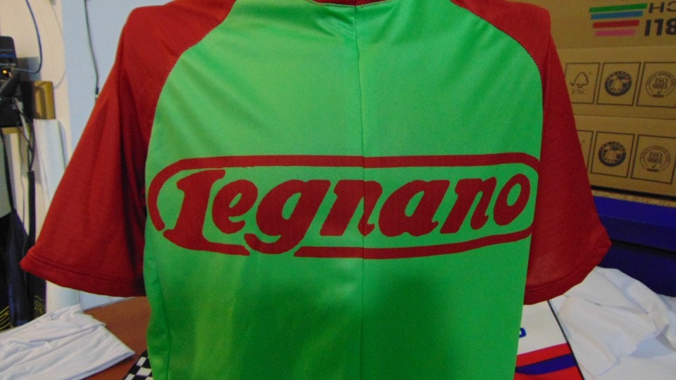 ITALIA BIKE JERSEY GREEN RED LEGNANO BIKE ITALIAN SHIRT XXXL CLASSIC ...