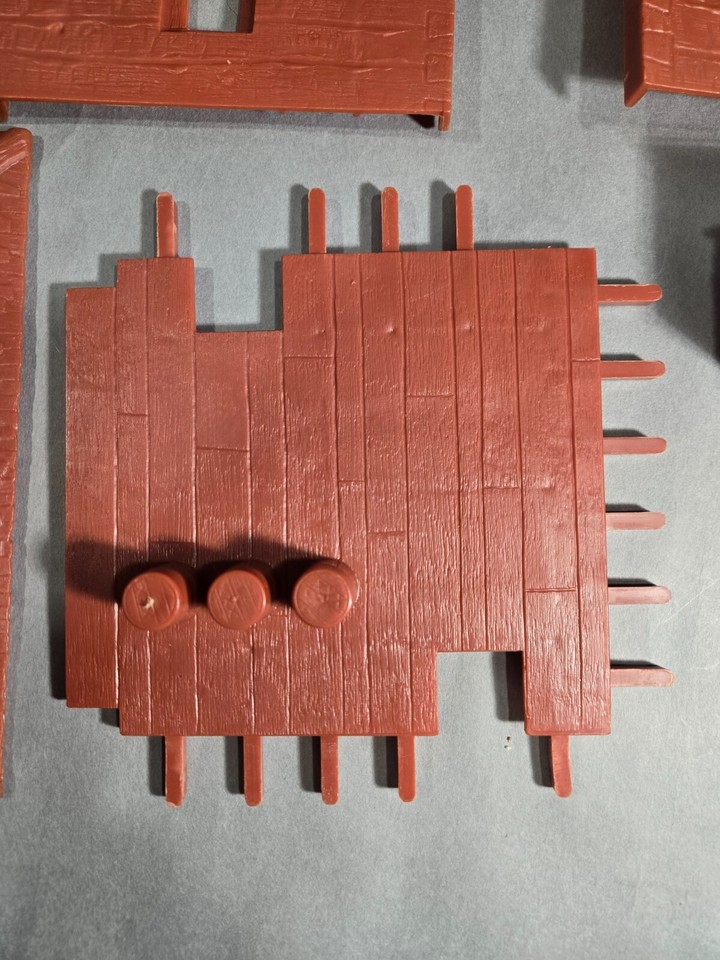 MARX Fort Apache Blockhouse in unusual color! | eBay