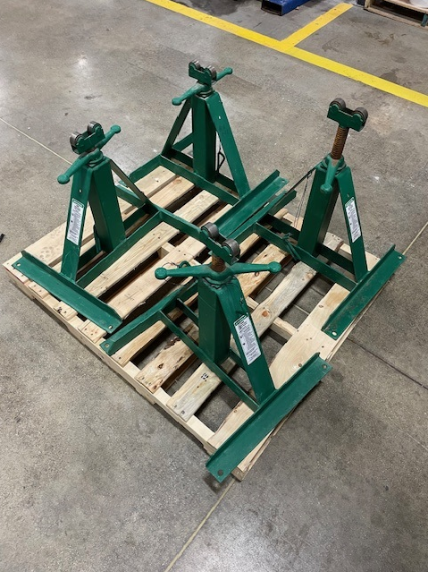 Greenlee 683 54" Adjustable Reel Stand - Green 783310153726 | eBay