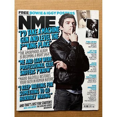 OASIS NME MAGAZINE FEBRUARY 18 2012 - NOEL COVER WITH MORE INSIDE ...