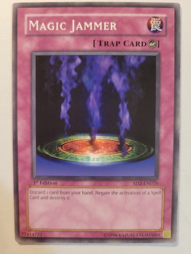 Yu-Gi-Oh! TCG Magic Jammer Structure Deck SD2-EN026 1st Edition Common ...