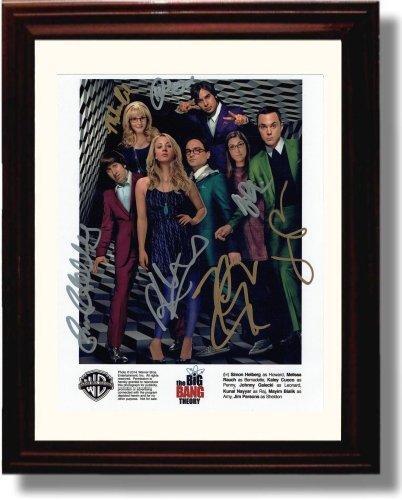 8x10 Framed The Big Bang Theory Autograph Promo Print - The Big Band ...