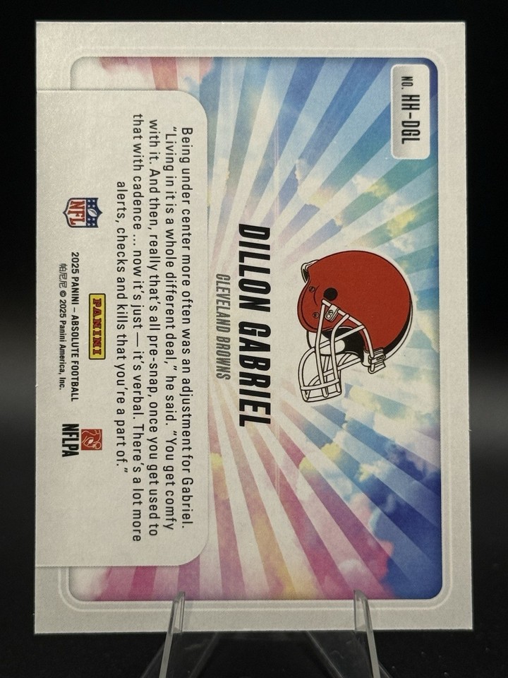 2025 Panini Absolute - Dillon Gabriel Hog Heaven RC #HH-DGL - Cleveland ...