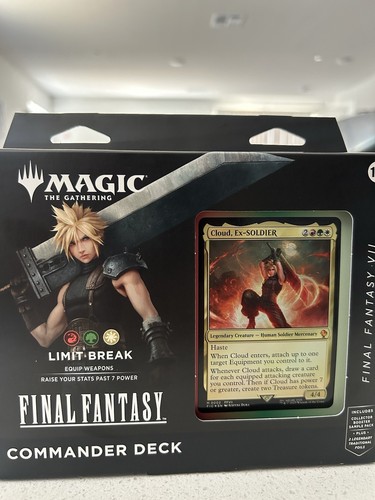 MTG Final Fantasy Limit Break Commander Deck IN Hand | eBay