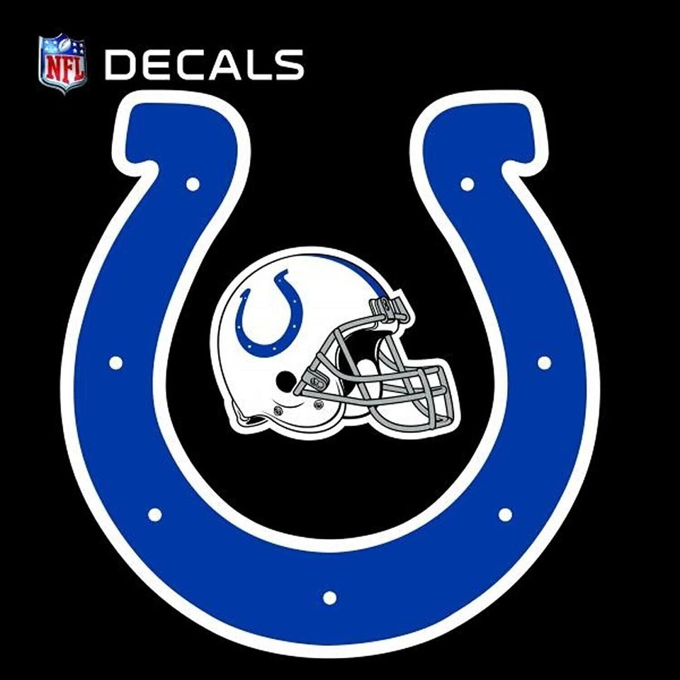 Indianapolis Colts 8 Inch Decal Sticker with Bonus Decal Vinyl Reusable ...