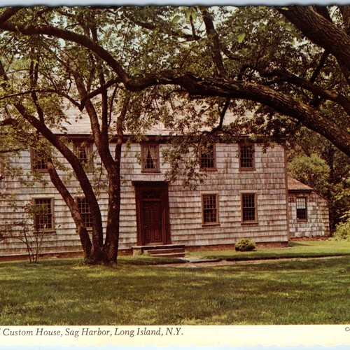c1970s Long Island, NY Old Custom House Henry Packer Home Sag Harbor ...