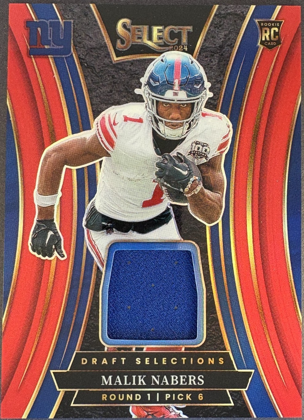 2024 Panini Select - Draft Selection Memorabilia Malik Nabers #DSM-MNS Red Prizm (RC) for sale ...