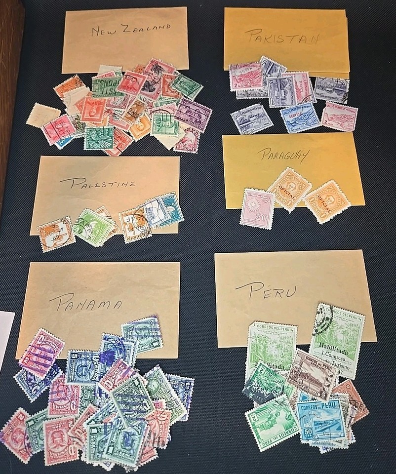 Weis File Box FILLED with Vintage Stamps Collection - 1800s, 1900s SEE ...