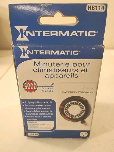 Intermatic Hb114 Timer Mechanical 240V 20A Plug In Air Conditioner And ...