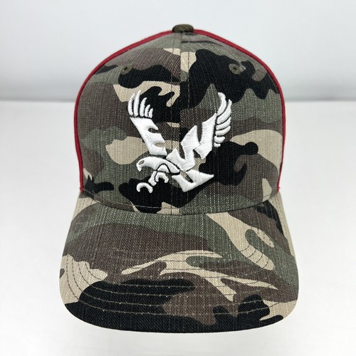 Adidas EWU Eastern Washington University Snapback Hat Cap Camo & Red ...