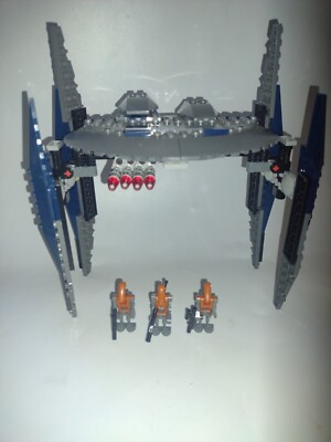 Lego 8016 Star Wars Hyena Droid Bomber with 3 Minifigures Guns Bombs in ...