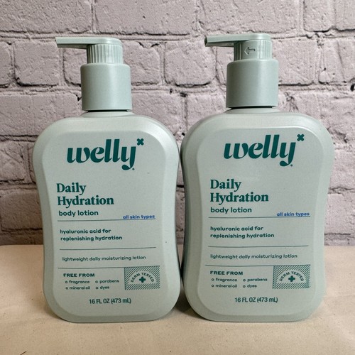 Lot of 2 Welly Daily Hydration Body Lotion Hyaluronic Acid & Fragrance Free 16oz 372663000667| eBay