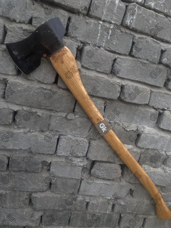 Forged, American Axe / Chopping Felling Trapper Axe Hunter Camper Hiker ...