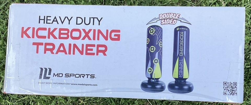 MD SPORTS Inflatable Kickboxing Trainer Electronic Score Light Up ...